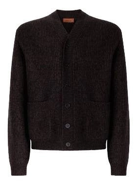 Missoni Wool And Viscose Mélange Cardigan - Brown
