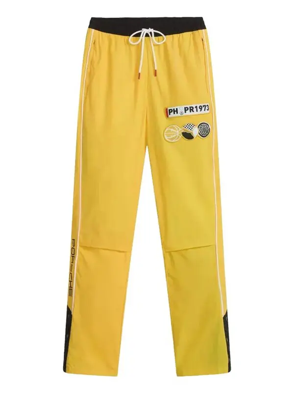 PUMA X Porsche Logo-patch Track Pants - Yellow