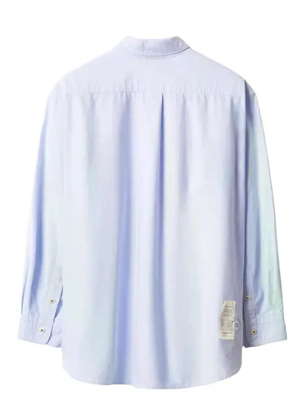 Maison Kitsuné Fox Patch-pocket Shirt - Blue