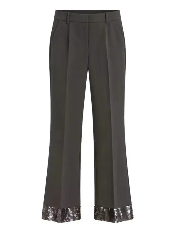 JUCCA Sequin-embellished Trousers - Grey