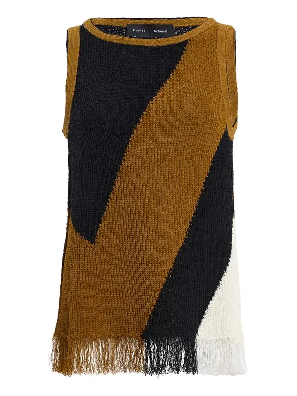 Proenza Schouler Zia Knit Top - Multi