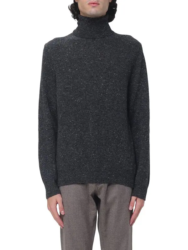 Luciano Barbera Cashmere And Wool Blend Turtleneck Jumper - Black