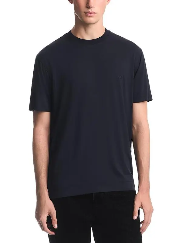 Emporio Armani Classic Crewneck Jersey T-shirt - Navy