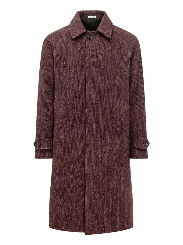 BRERAS Brushed Wool-blend Overcoat For Everyday Outerwear - 252