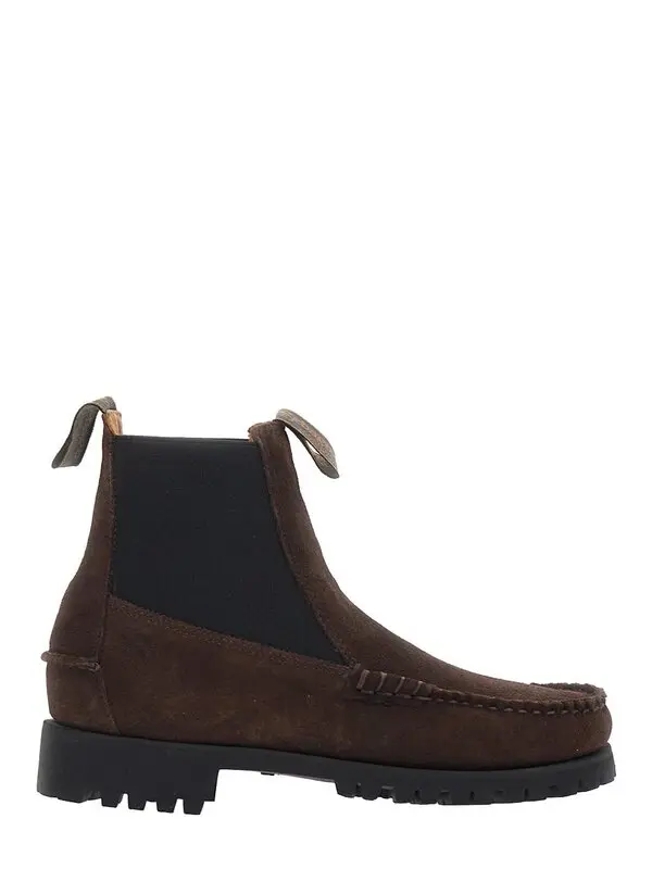 SEBAGO Calliope Suede Lug Ankle Boots For - Brown