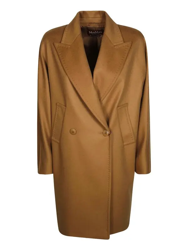 Max Mara Mstmastro Overcoat D. P - Marrone