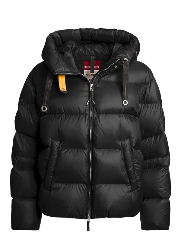 PARAJUMPERS Duck Down Comfort-fit Puffer Jacket With Detachable Hood - Nero
