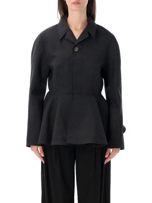 AMI Paris Tailored Peplum Jacket - Grigio