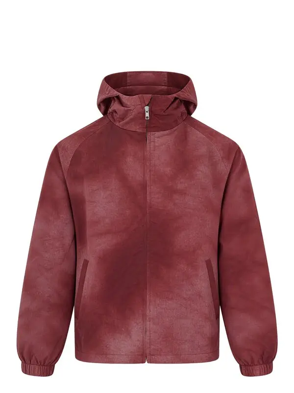 ARTE ANTWERP Hooded Zip Jacket - Bordeaux