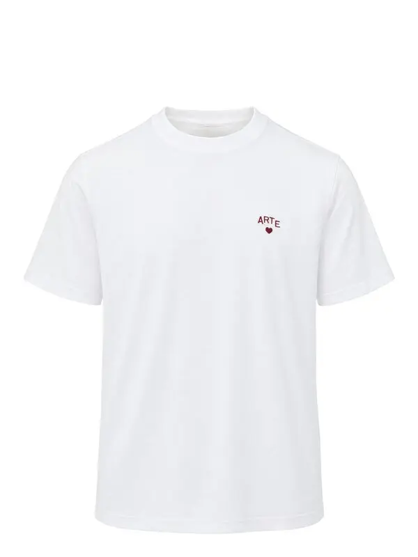 ARTE ANTWERP Embroidered Logo T-shirt - White