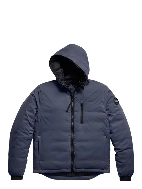 Canada Goose Logo-patch Hooded Padded Jacket - Darkblue