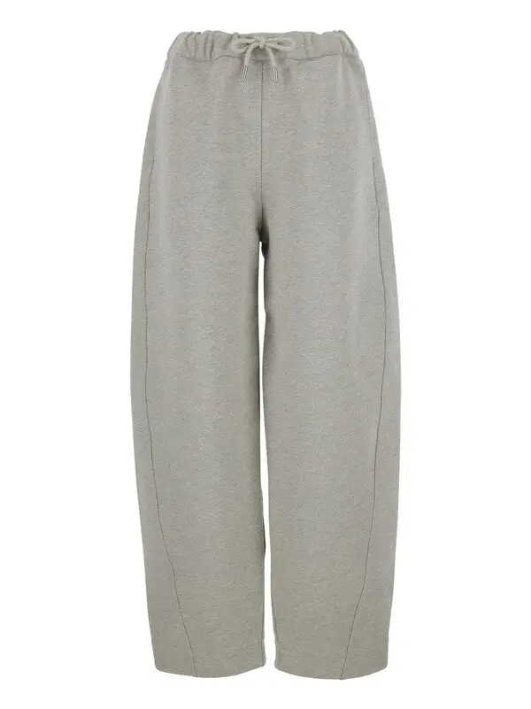 AMI Paris Tech-fabric Heritage Joggers With Side Pockets - Grey