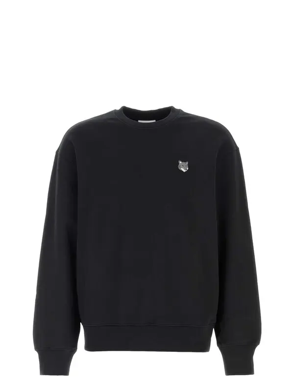 Maison Kitsuné Fox Head Comfort Sweatshirt - Black