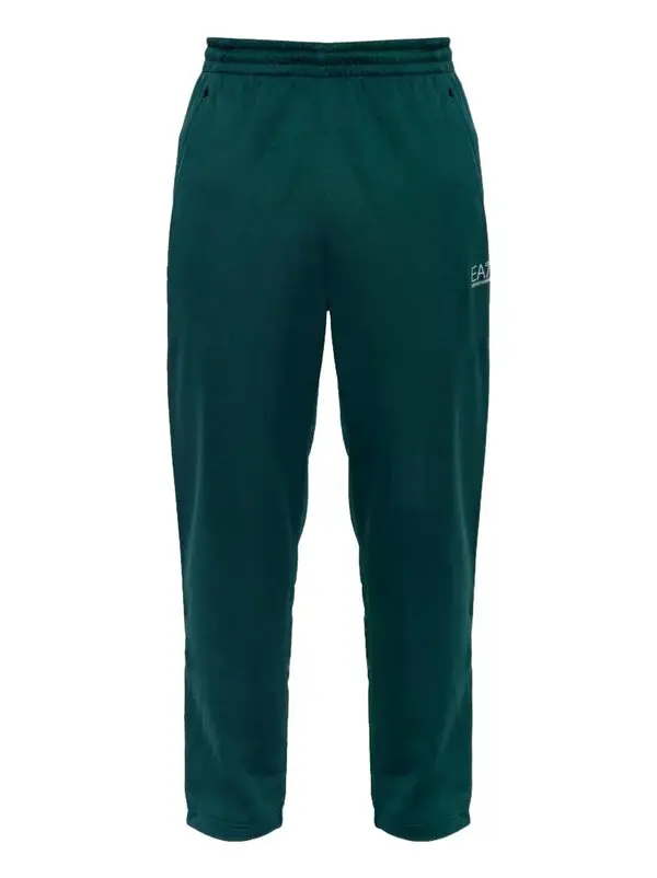 EA7 Logo-print Track Pants - Green