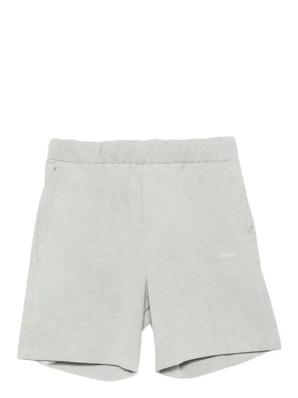 Calvin Klein Logo-embroidered Elasticated Shorts - Grey