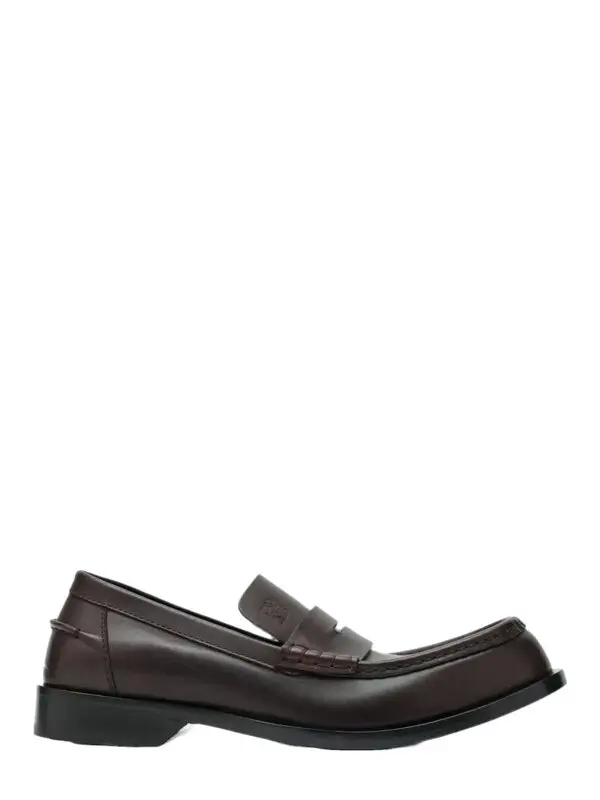 Loewe Bobine Loafers In Shiny Calfskin - Brown