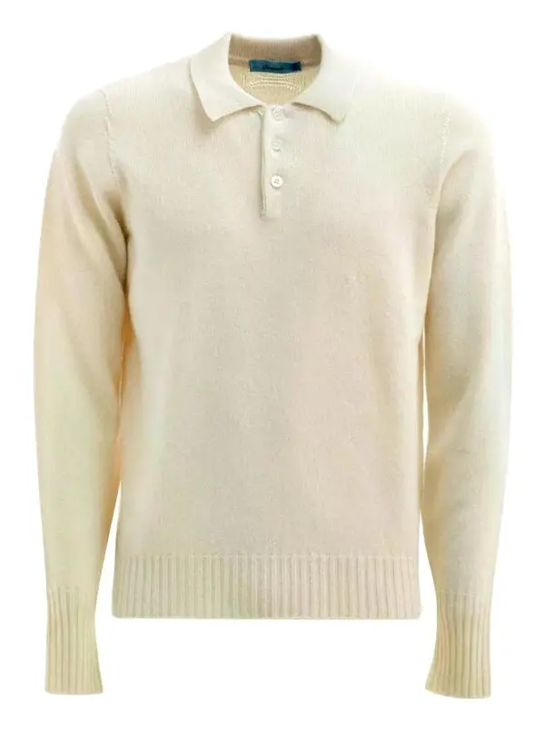 DRUMOHR Polo-collar Sweater - Neutrals