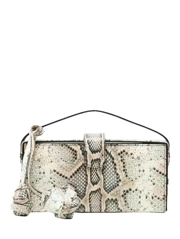 Magda Butrym Apolonia Snakeskin-effect Tote Bag - Neutrals