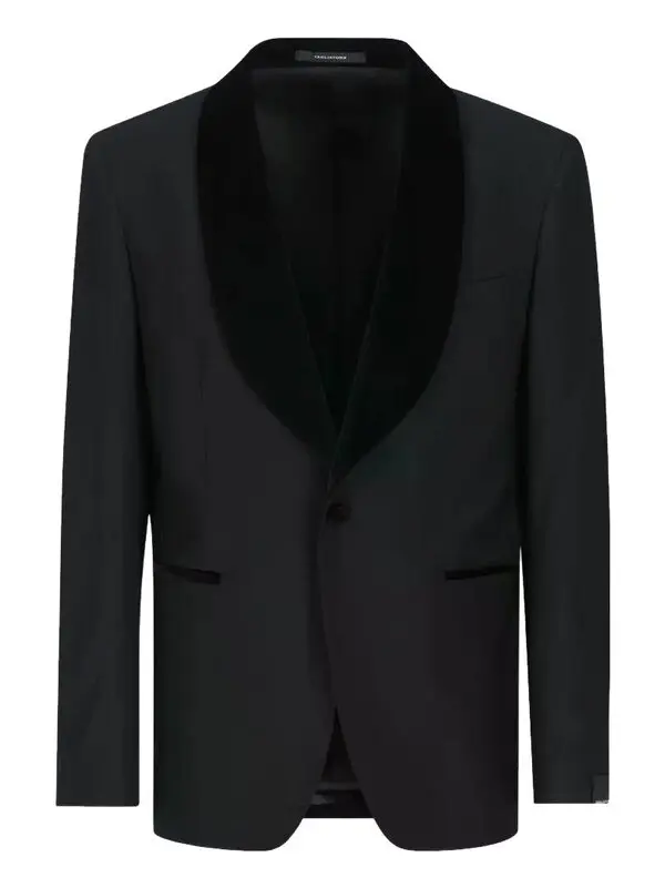 Tagliatore Shawl-collar Tuxedo Jacket - Black
