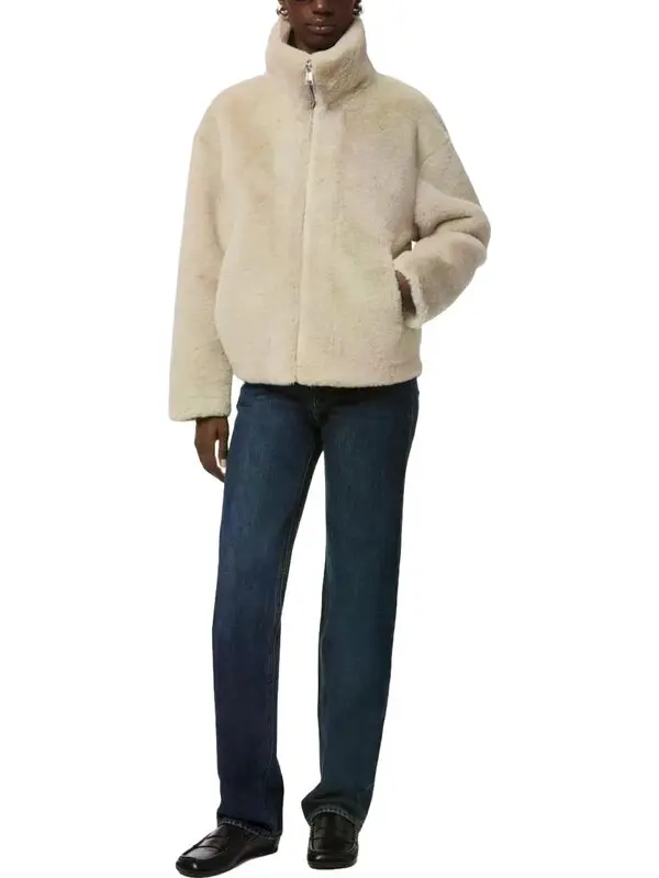 Apparis Brooks Faux-fur Coat - Neutrals