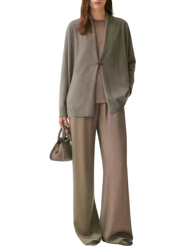 Fabiana Filippi Embellished-toggle Cardigan - Neutrals