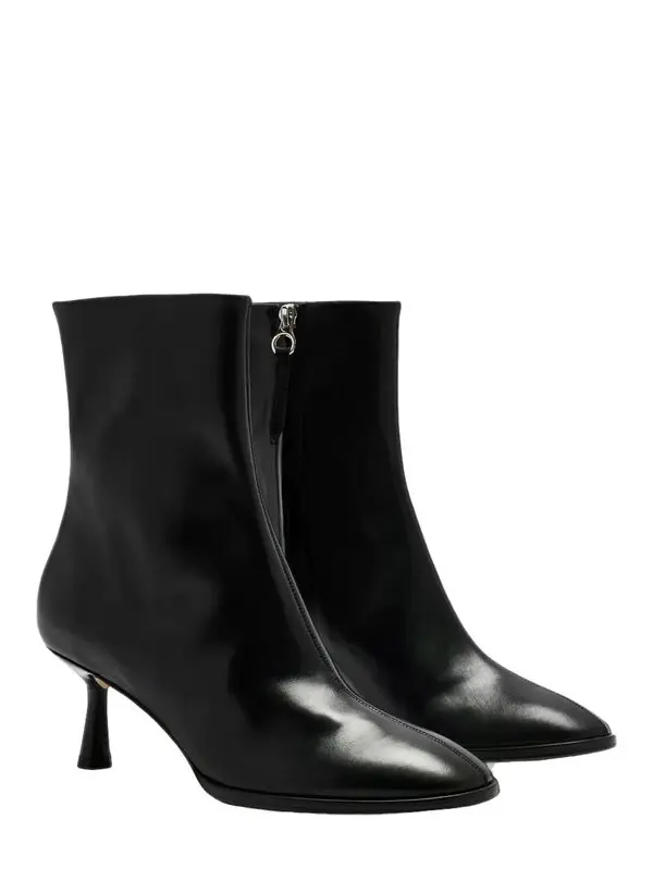 AeydĒ Dorothy Leather Ankle Boots - Black