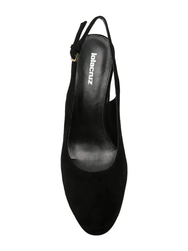 Lola Cruz Lea Platform Pumps - Black