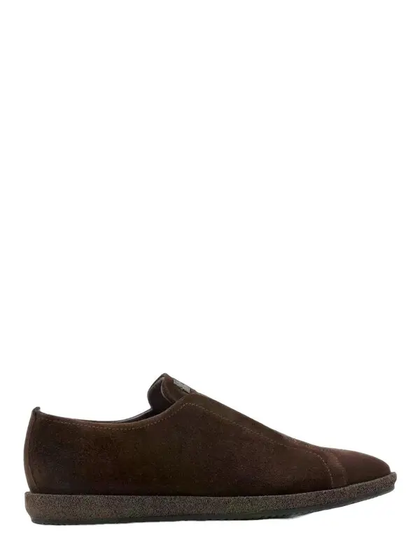 Neil Barrett Repello Suede Slip-on Sneakers - Brown