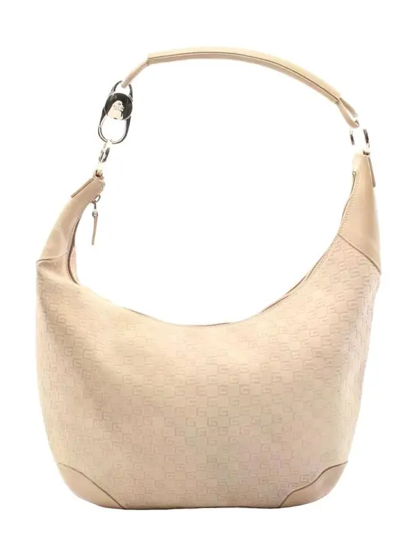 Gucci 2000-2015 Gg Suede Shoulder Bag - Brown