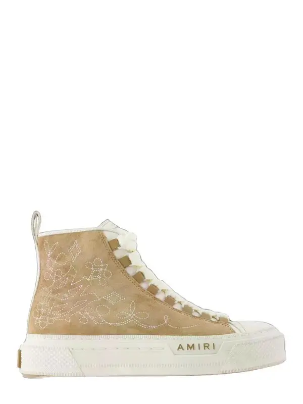 Amiri Western Ma Court Hi Sneakers - Neutrals