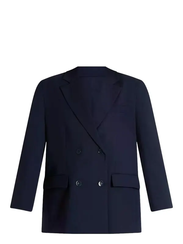 VICOLO Giacca Doppiopetto Double-breasted Oversized Blazer - Blue