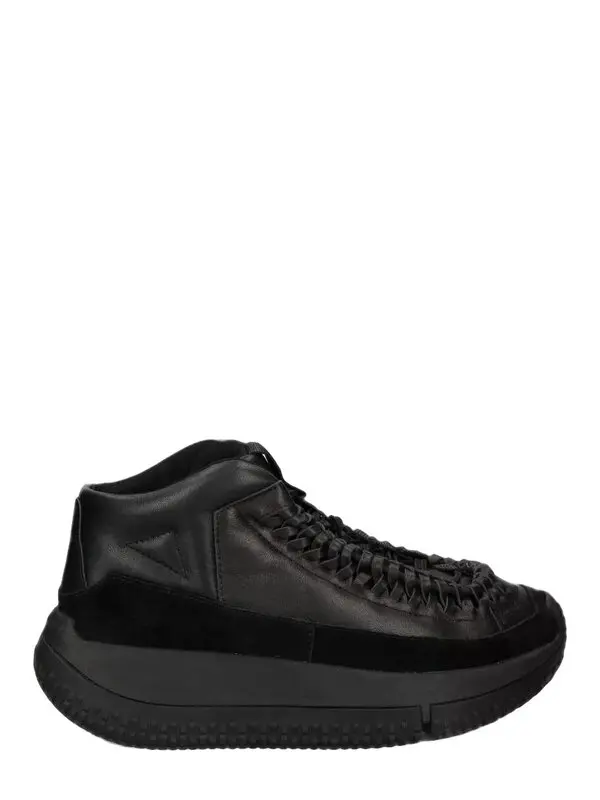 4CCCCEES Kapok Woven-detail Sneakers - Black