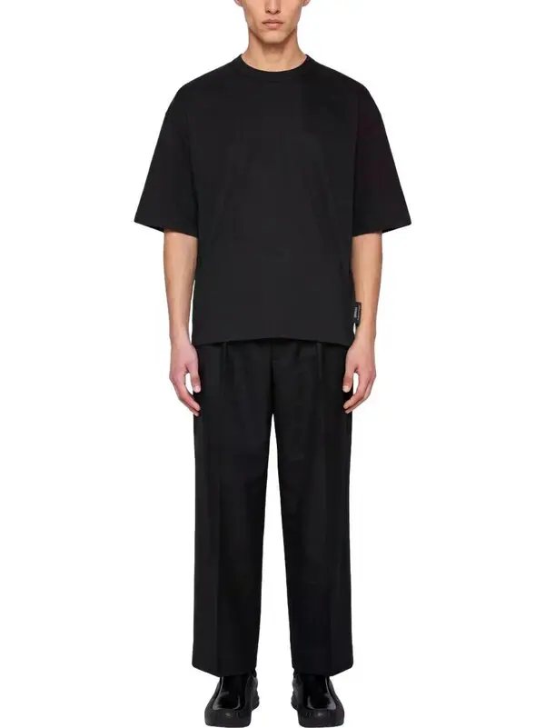 Comme Des Garçons Logo-patch T-shirt - Black