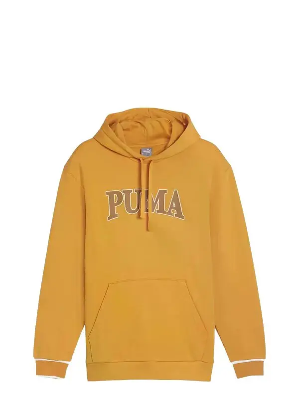 PUMA Logo-print Drawstring Hoodie - Orange