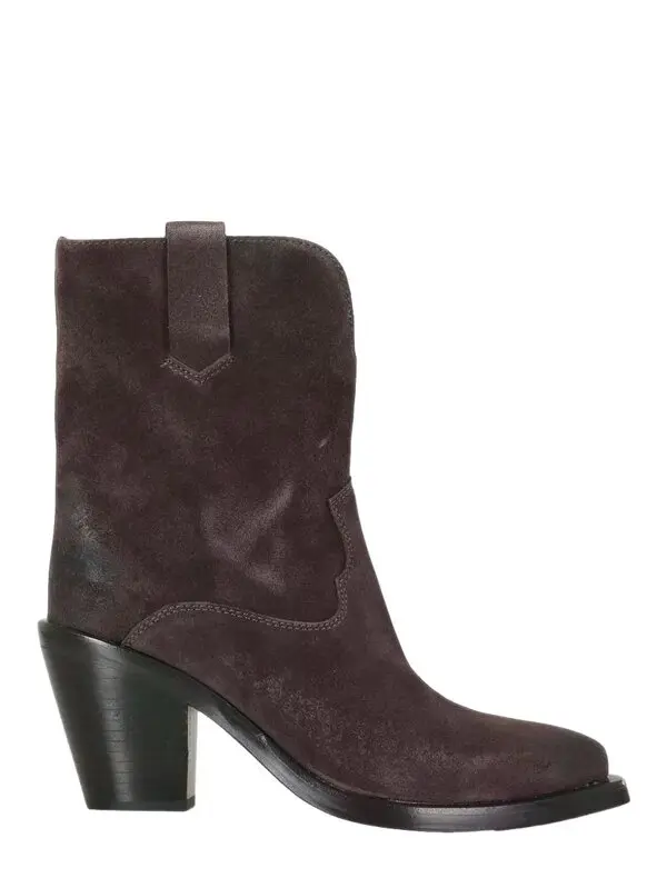 Ash Jester Suede-finish Ankle Boots - Brown