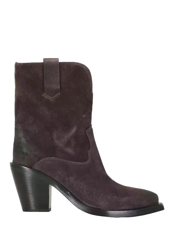 Ash Jester Suede-finish Ankle Boots - Brown