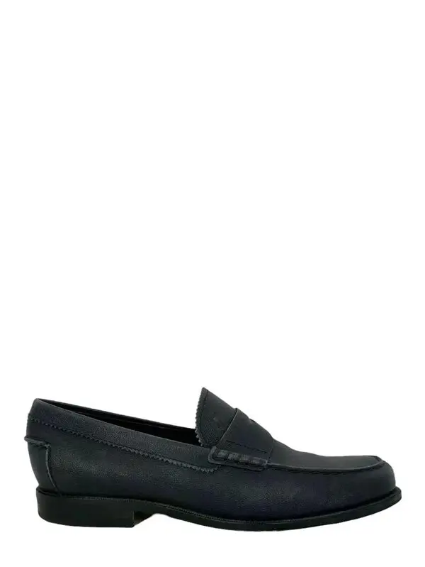 TOD'S Penny Leather Loafers - Blue