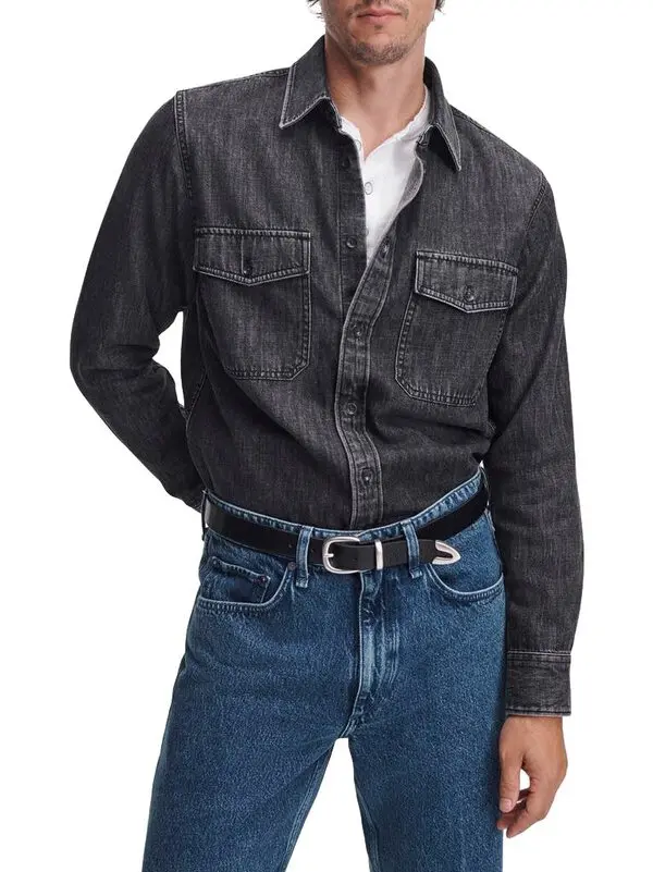 Rag & Bone Denim Cpo Shirt - Ace