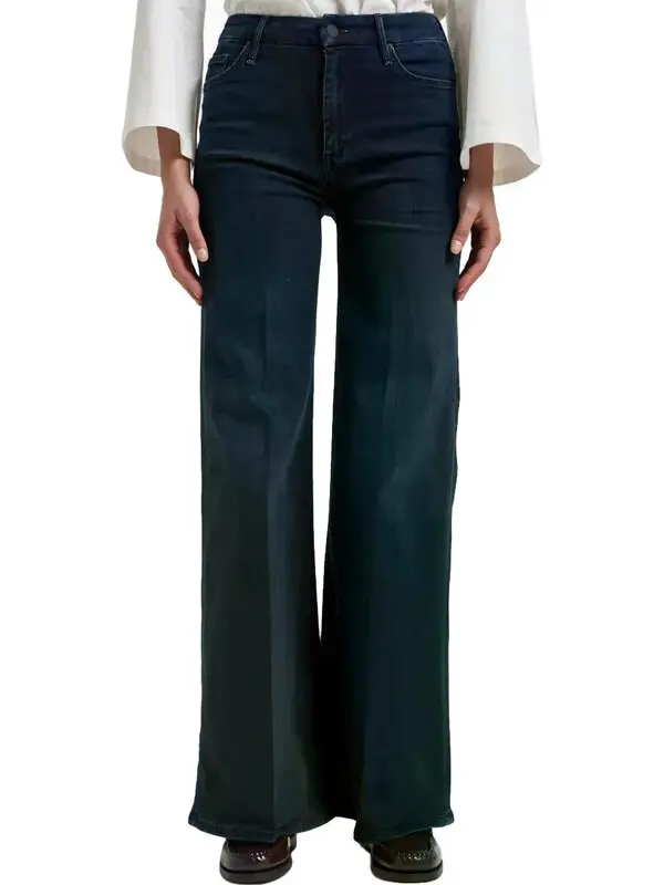 MOTHER High-waisted Wide-leg Jeans - Blue