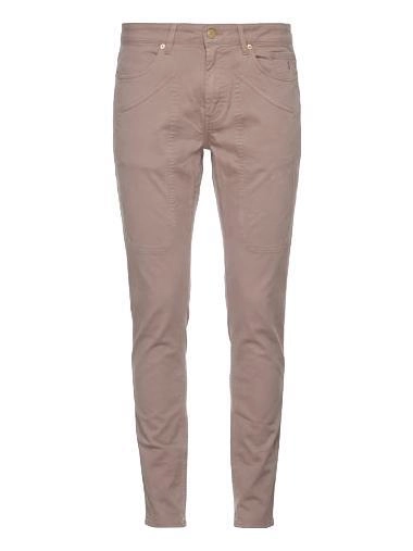 JECKERSON Pants Size Cotton, Elastane - Grey