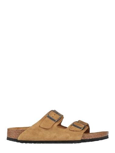 BIRKENSTOCK Arizona Sandals Size Leather - Sand