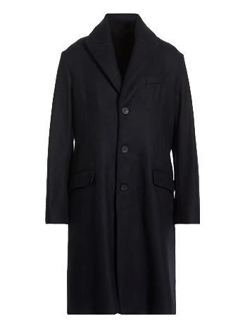 MESSAGERIE Coat Size Virgin Wool, Polyamide, Wool - Blue