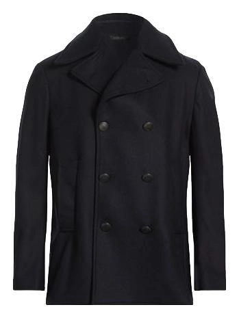 MESSAGERIE Jacket Size Virgin Wool, Polyamide, Cashmere - Blue