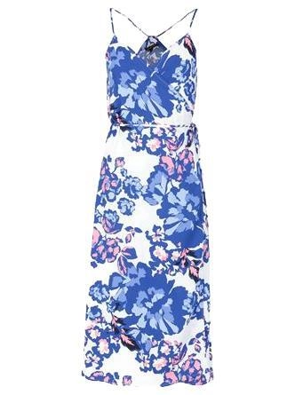 Armani Exchange Midi Dress Size Polyester - Blue