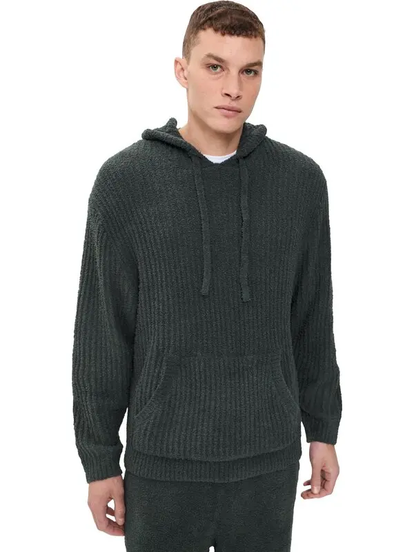 UGG Finnegan Cozy Knit Rib Hoodie - Arugula