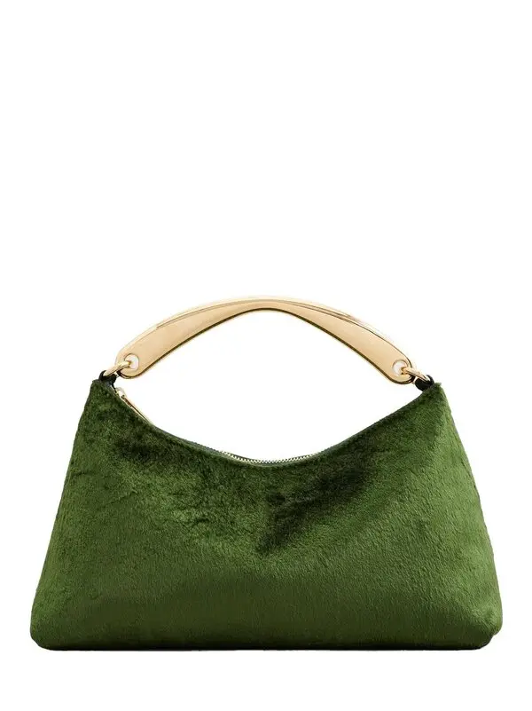 MANSUR GAVRIEL Metal Handle Rhea Bag - Olive
