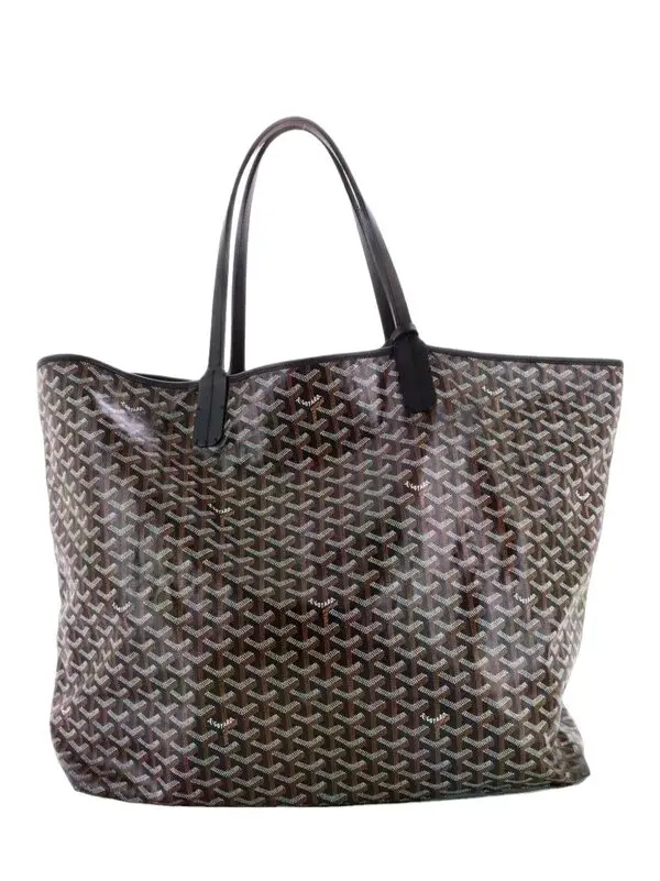 Goyard Saint Louis Coated Canvas Xxl Tote Bag - Black