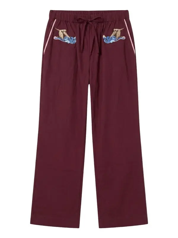 HELMSTEDT Fiona Pants Burgundy - Red