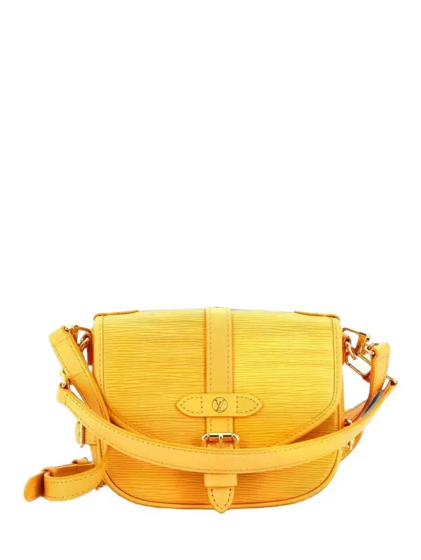 LOUIS VUITTON Saumur Handbag Epi Leather Bb Crossbody Bag - Yellow