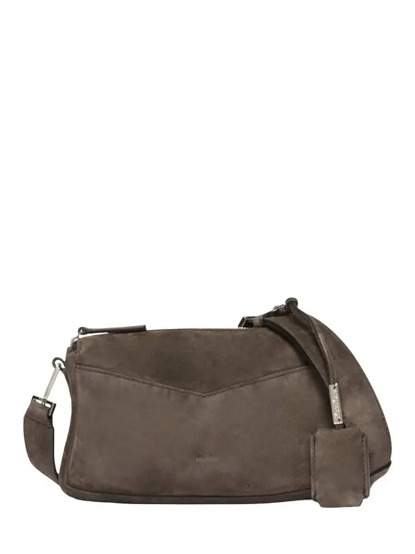 Max Mara Suede Cross-body Bag - Brown